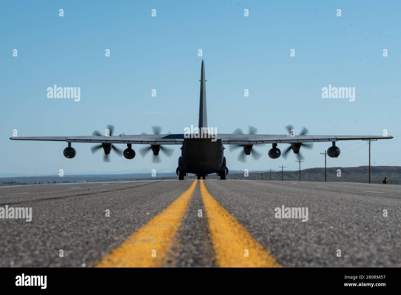 An MC-130J Commando II from the 1st Special Operations Wing prepares to ...