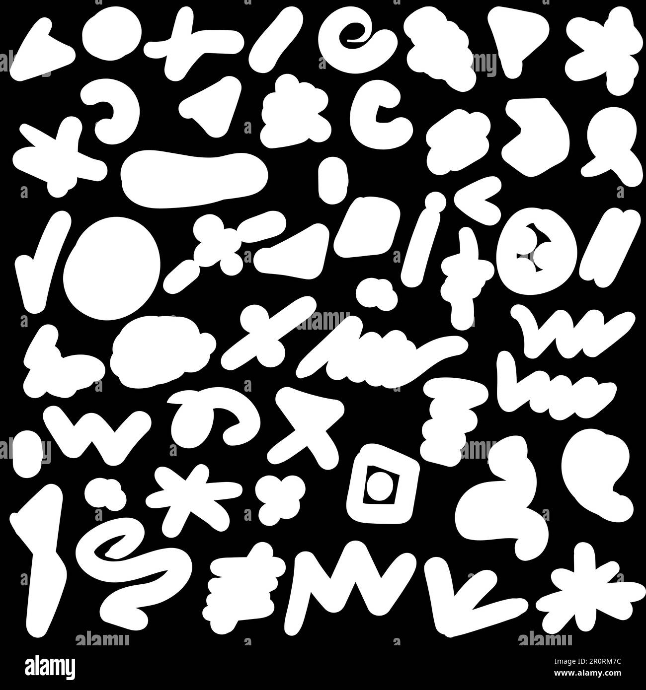 Ink drawing modern figures Black and White Stock Photos & Images - Alamy