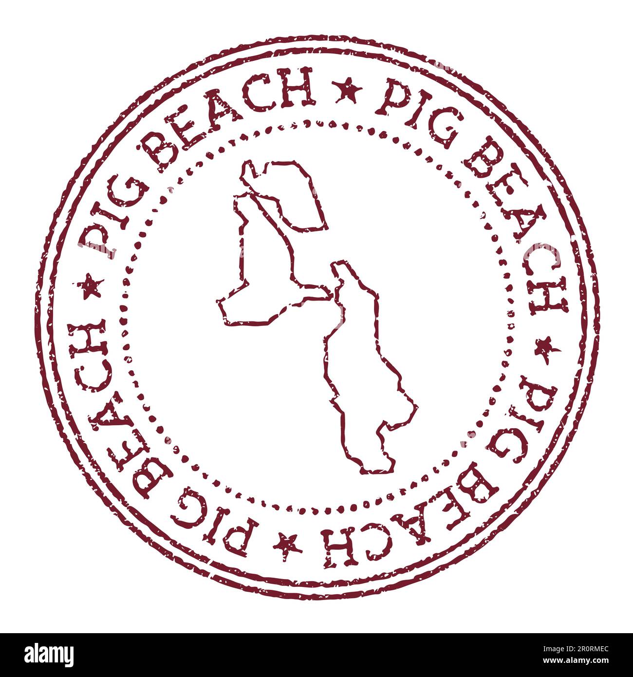 Pig beach map hi-res stock photography and images - Alamy
