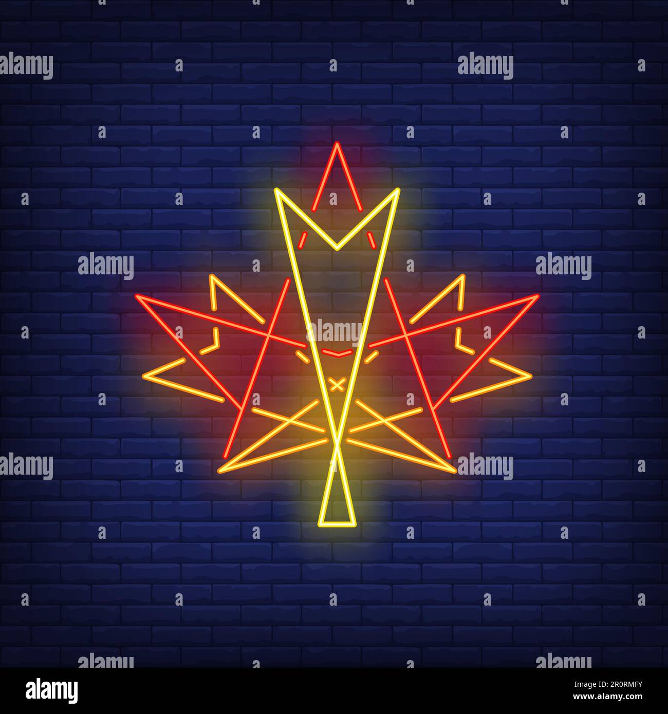 Shiny maple leaf Stock Vector Images - Alamy