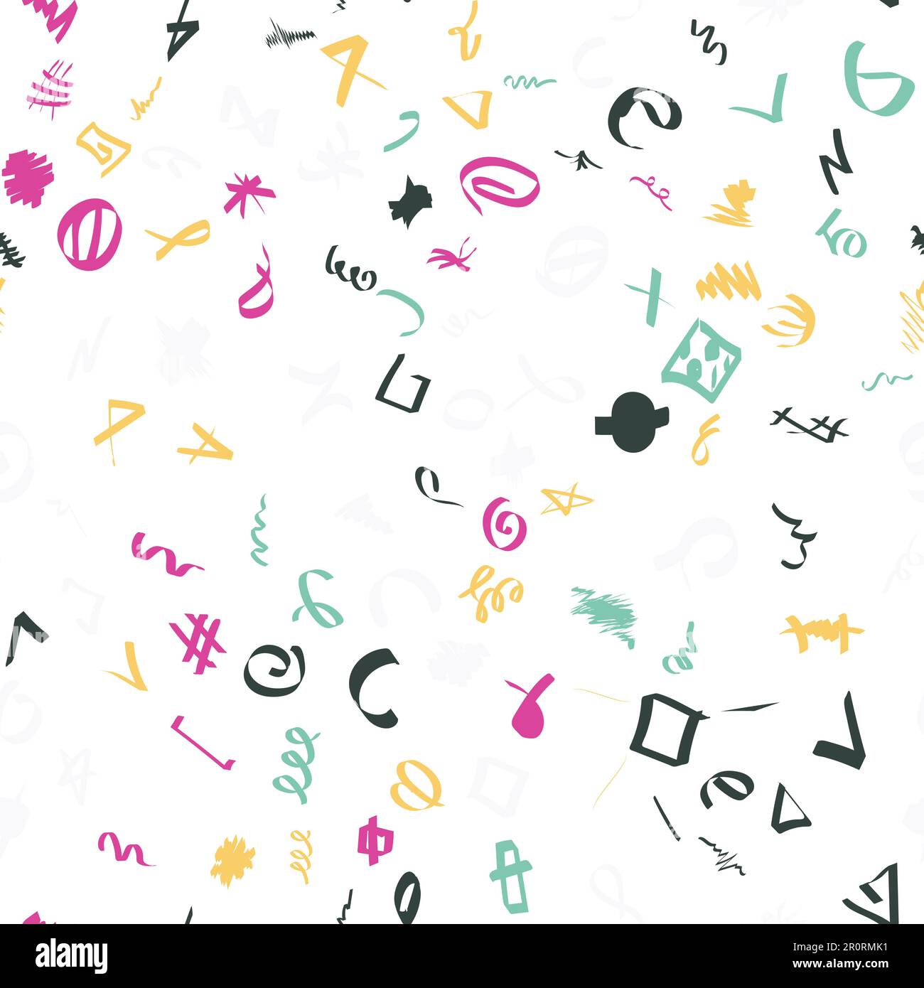 Color strokes hand drawn set. Vivid scribbles collection. Abstract doodle textures Stock Vector ...