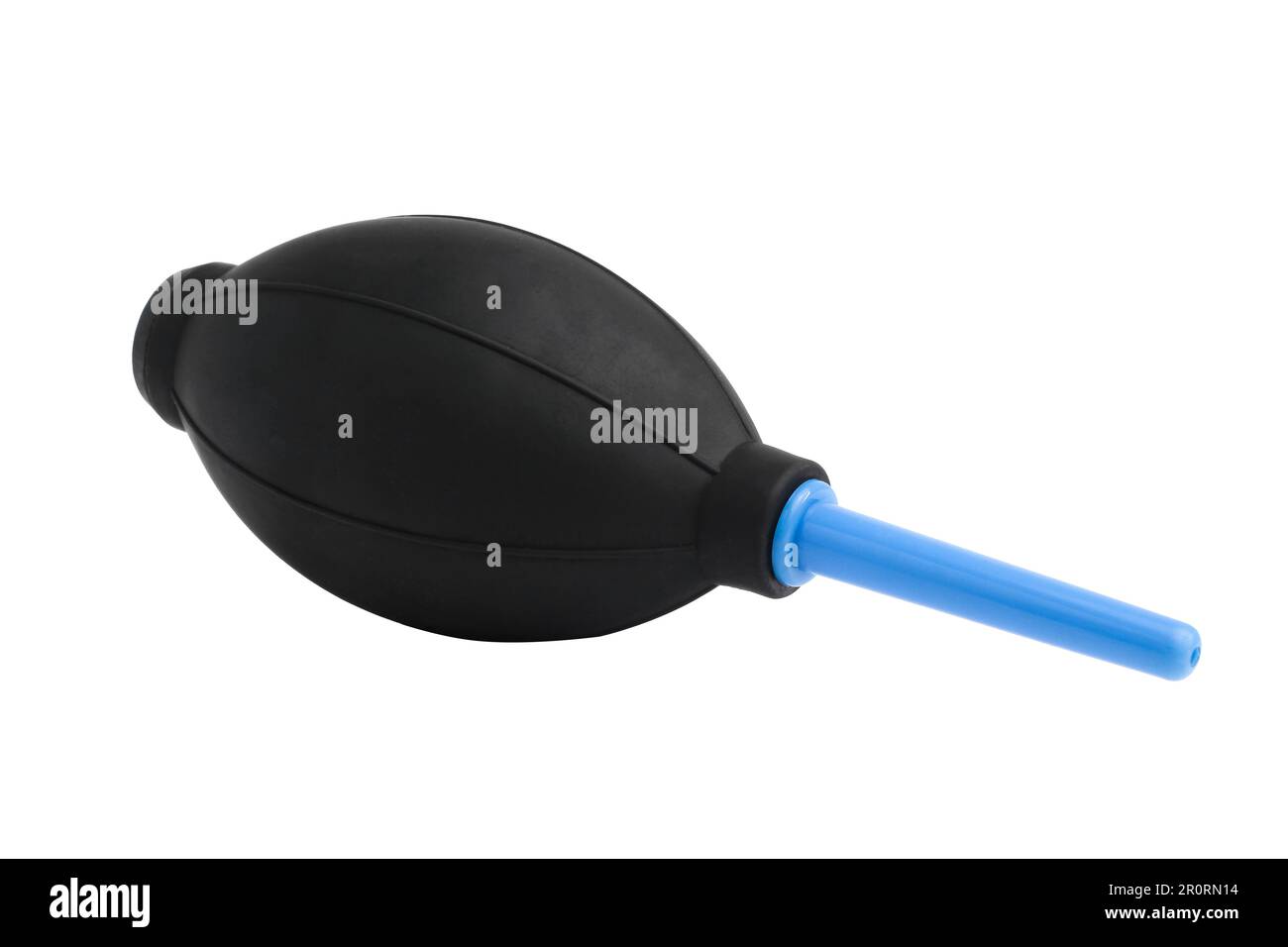 Dust blower for lens isolated on white background. Lens and camera ...