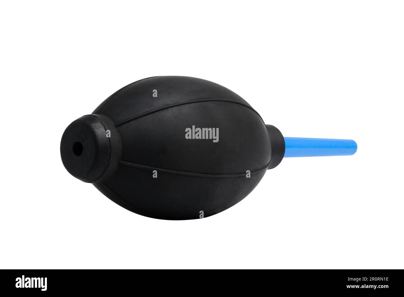 Dust blower for lens isolated on white background. Lens and camera ...