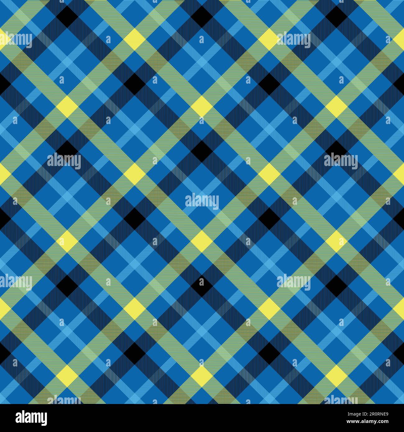 Tartan blue color seamless vector pattern. T-shirt fabric texture ...