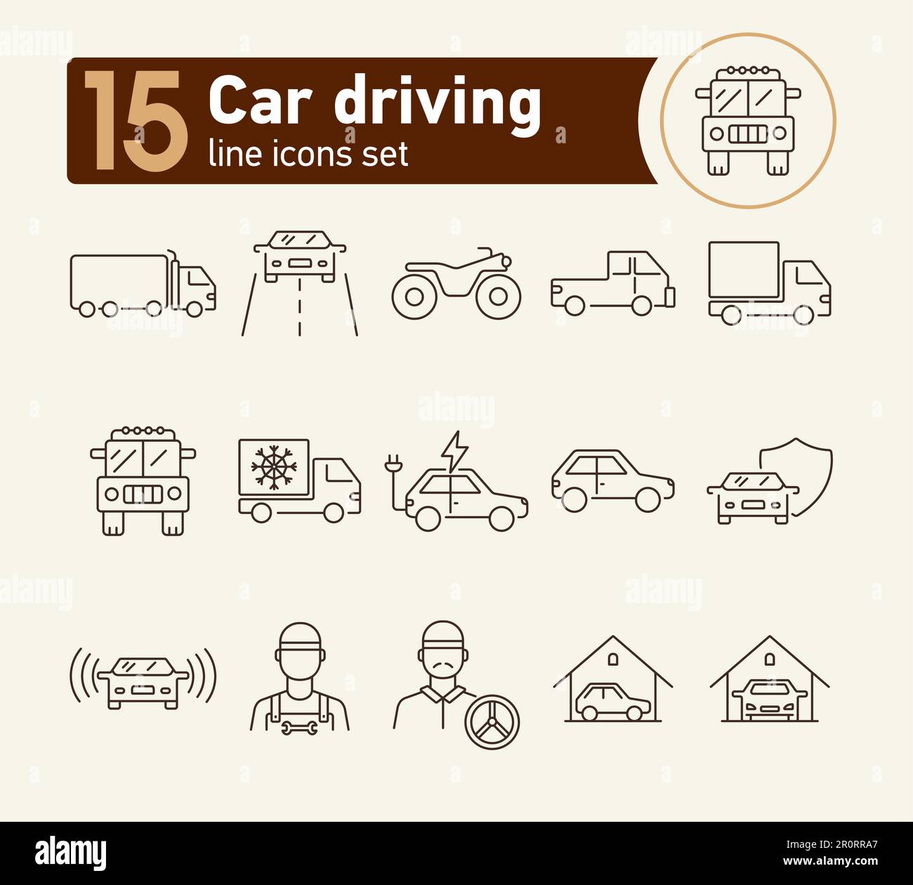 Driving bike group Stock Vector Images - Alamy