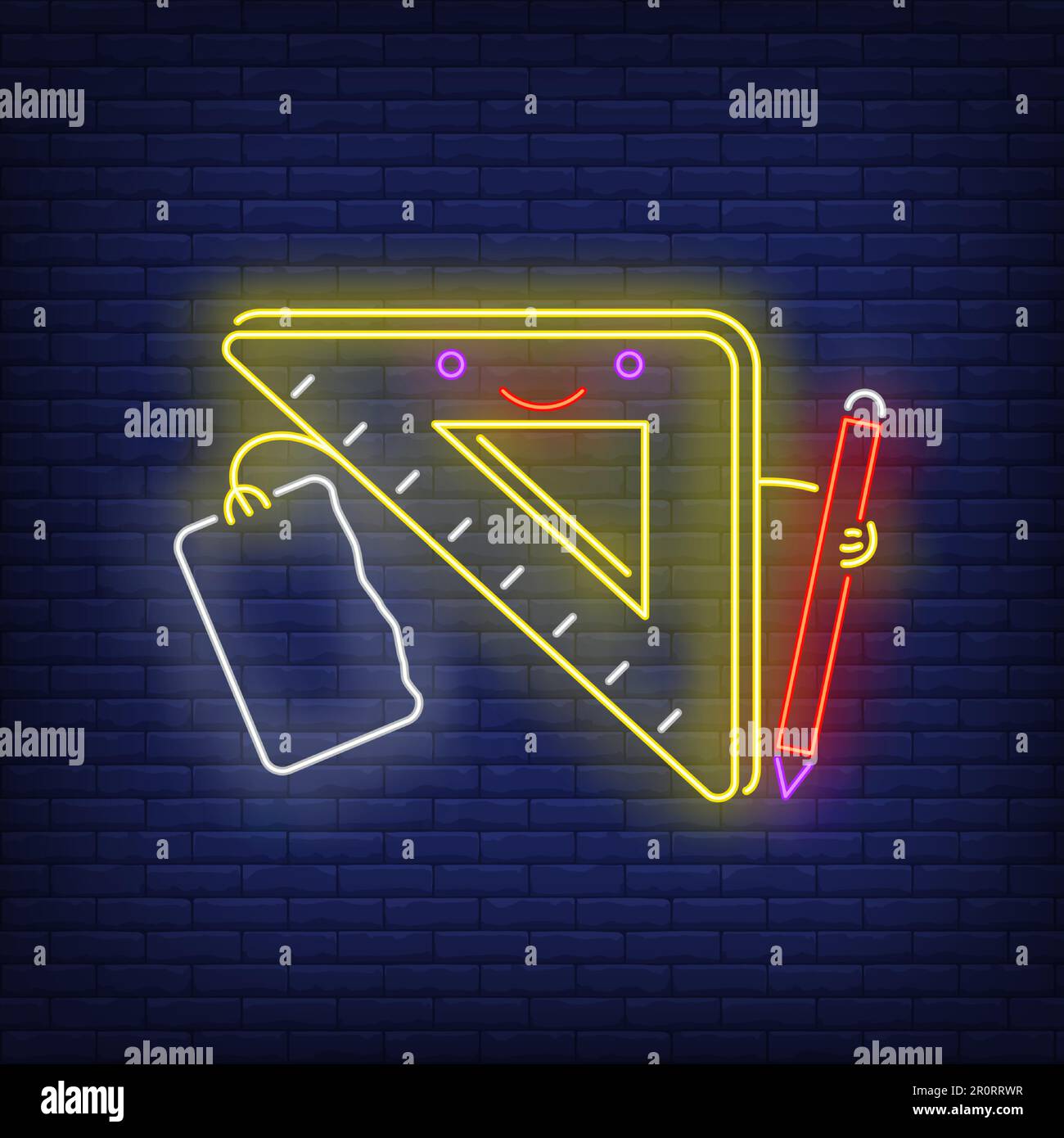 Cartoon paper pencil hi-res stock photography and images - Alamy