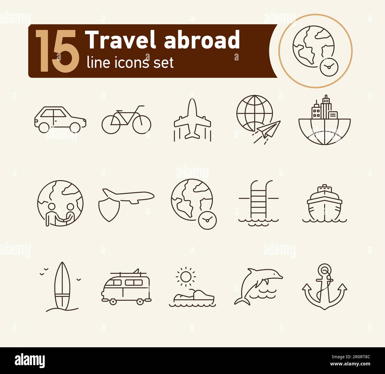 Resort abroad Stock Vector Images - Alamy