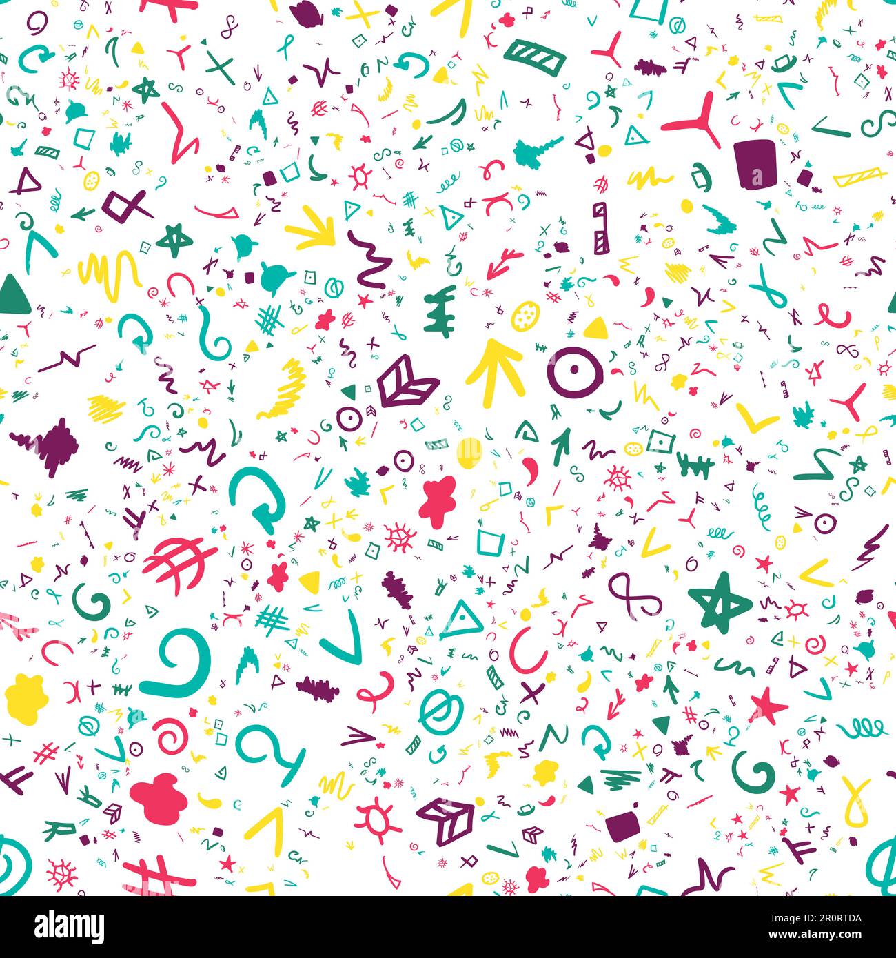 Color smears hand drawn set. Colorific signs collection. Abstract ...