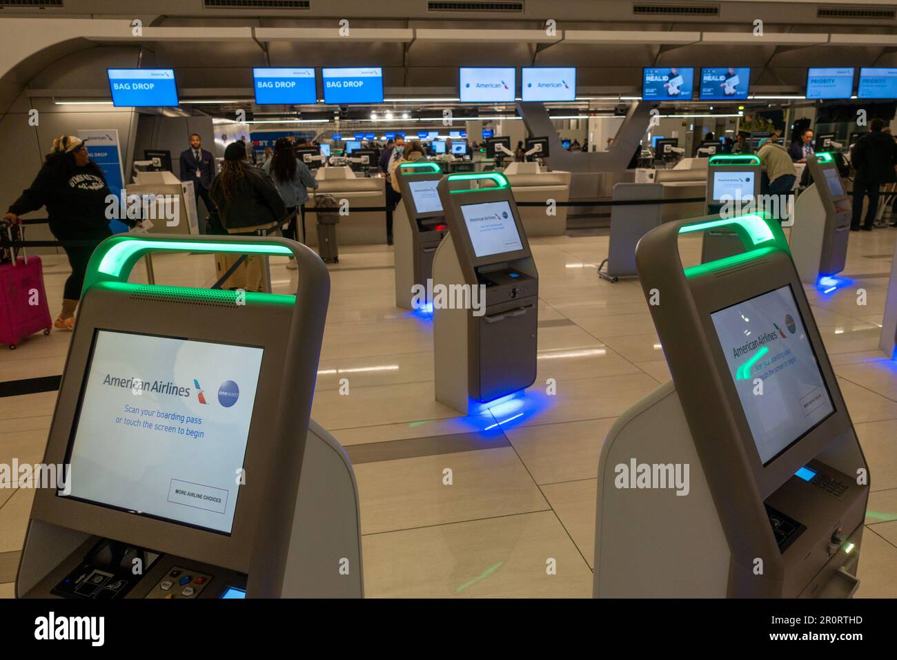 New terminal B at Laguardia Airport in Queens New York City Stock Photo ...