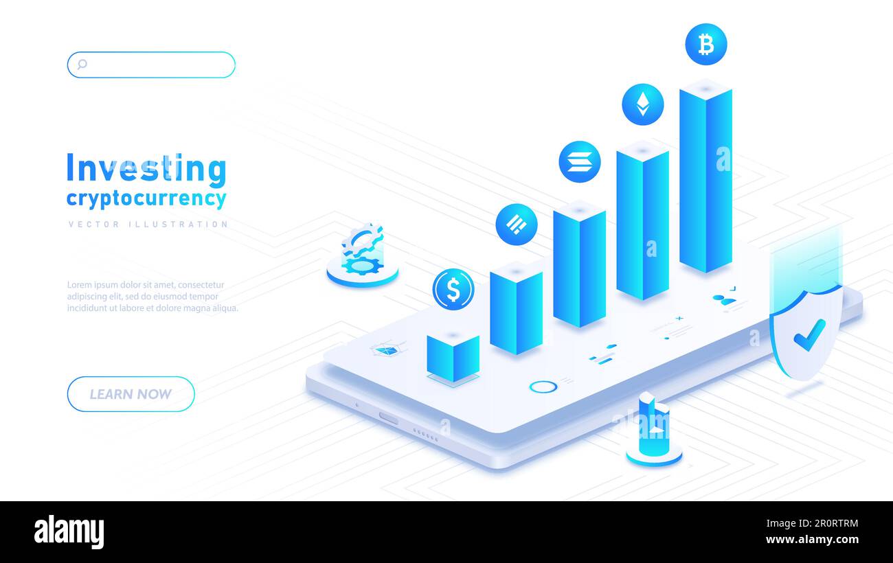 Investing in technology Stock Vector Images - Alamy