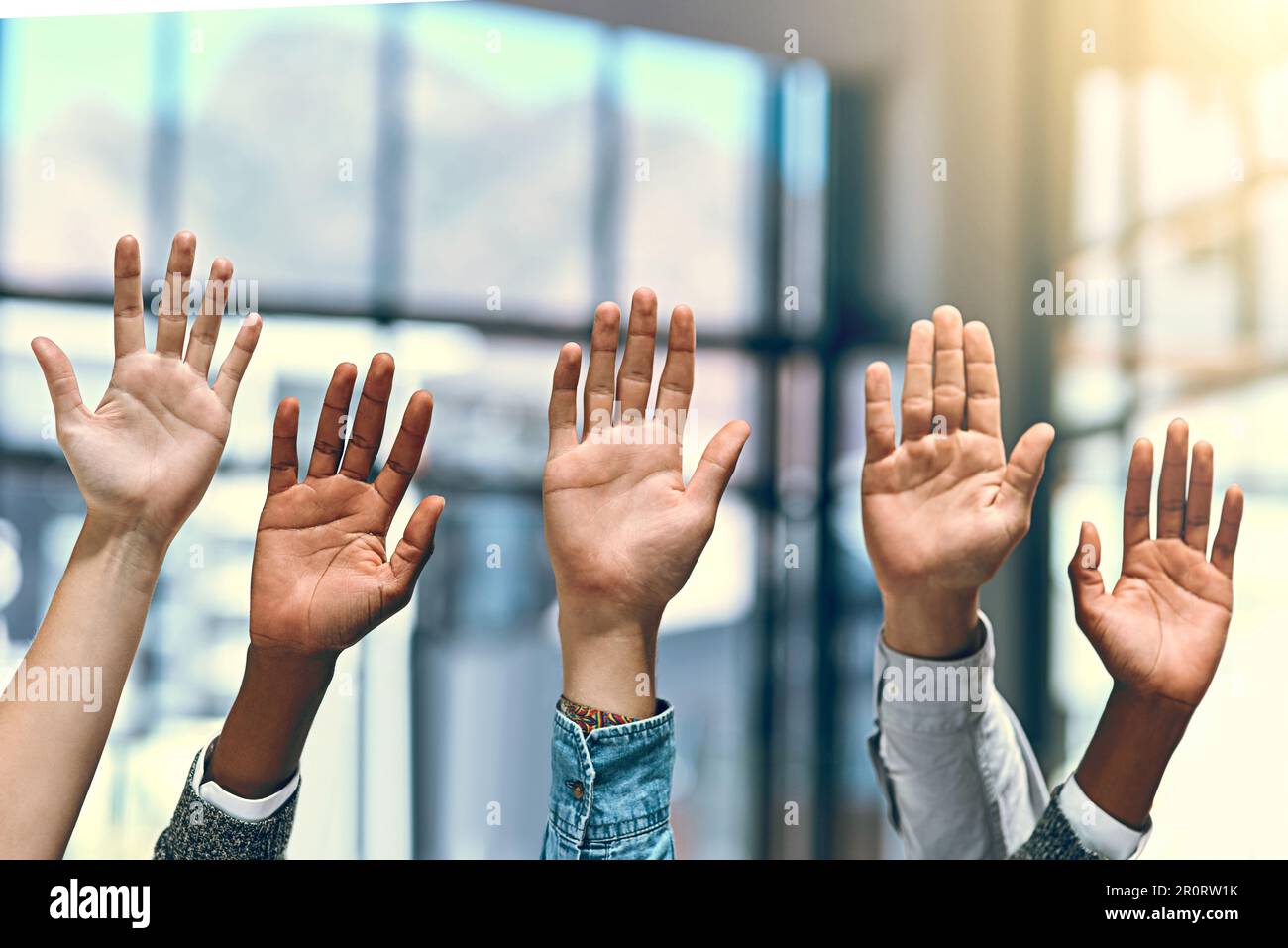 Willing to lend a helping hand. a group of unrecognizable ...