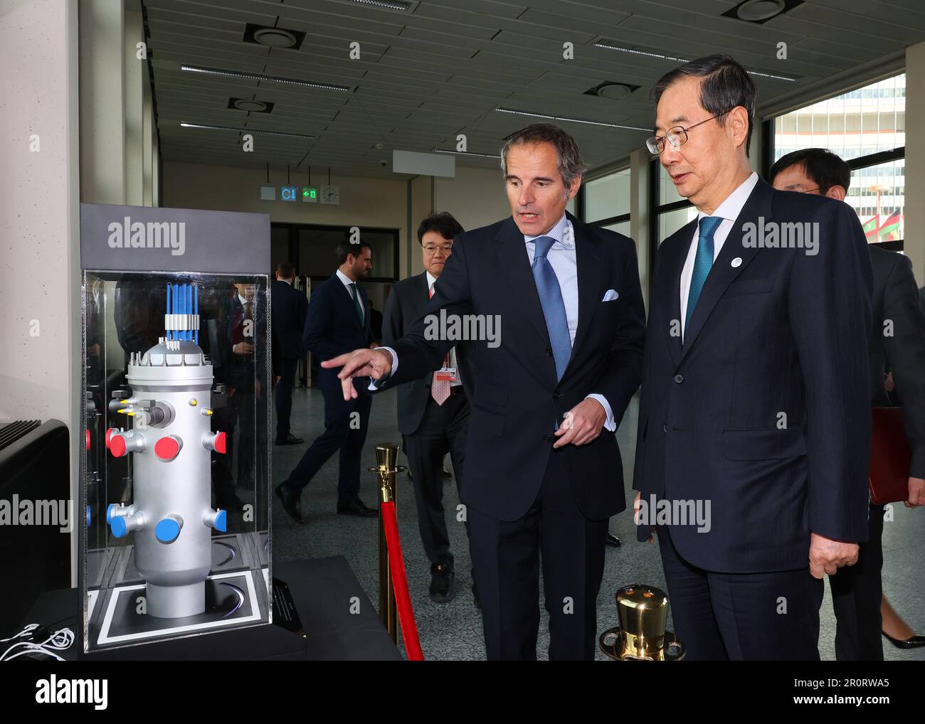 10th May, 2023. Prime Minister Han meets IAEA chief South Korean Prime ...