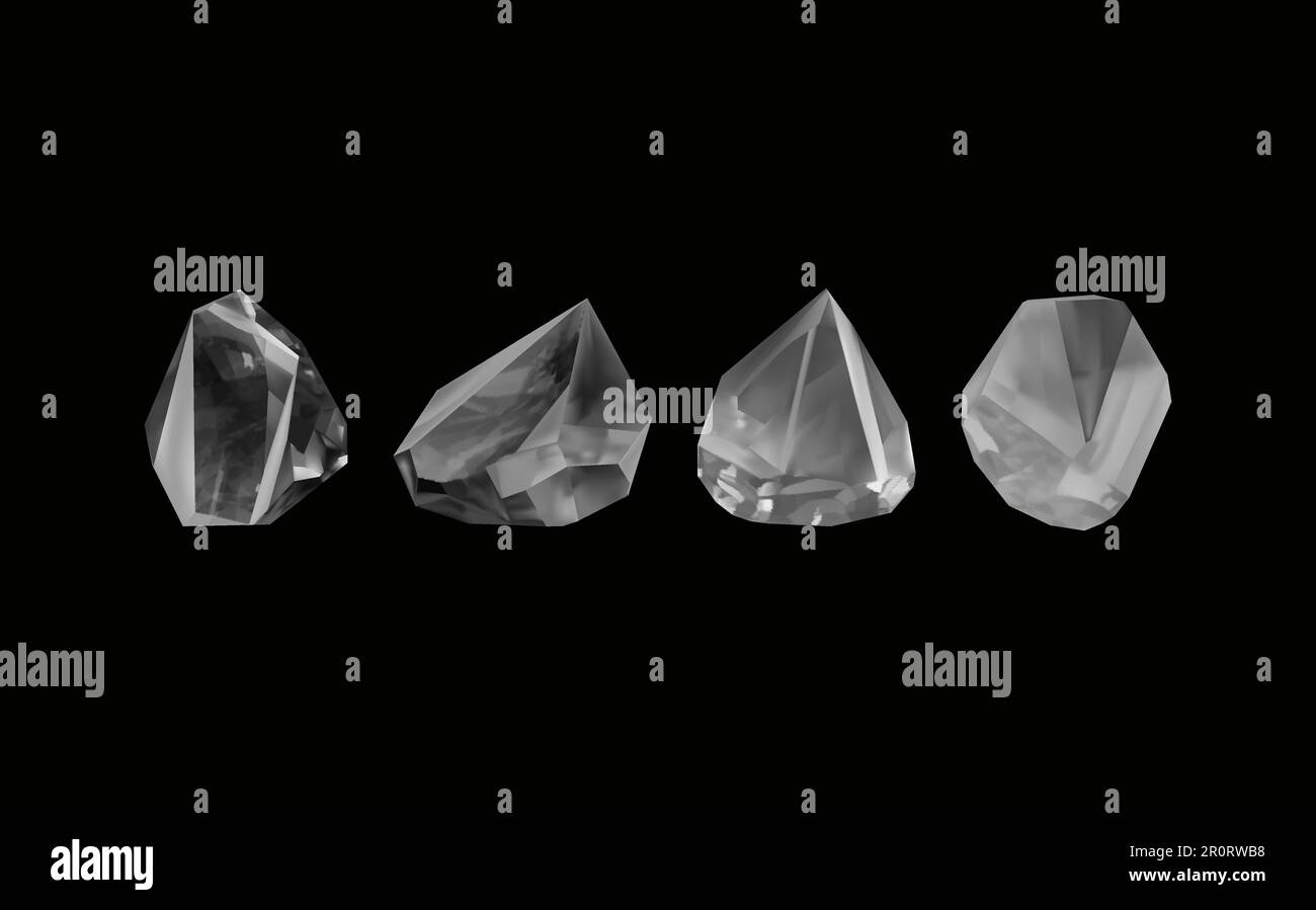 .Glass shiny crystals with different shades reflecting light.A ...