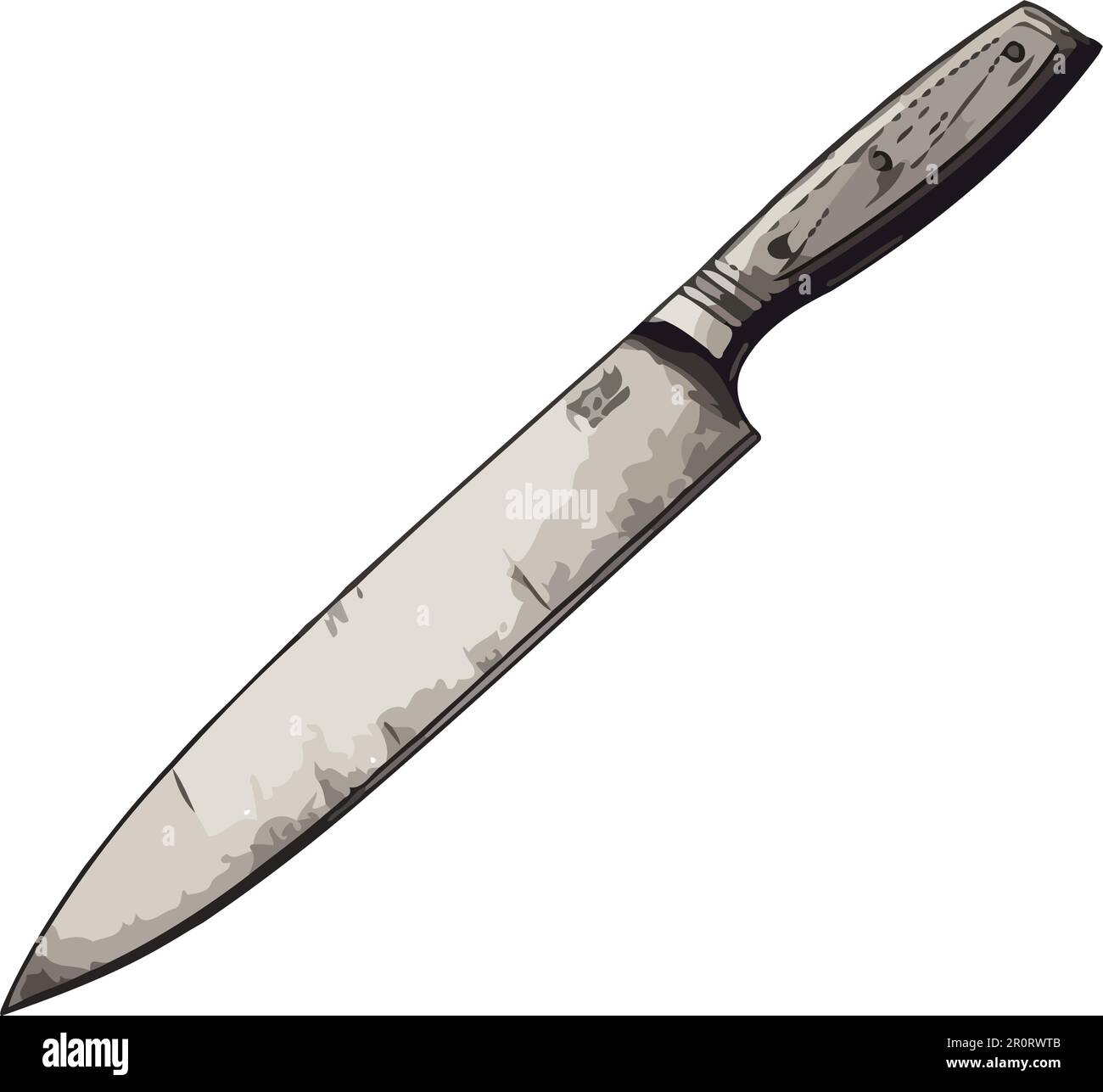 Sharp steel blade, dangerous weapon Stock Vector Image & Art - Alamy