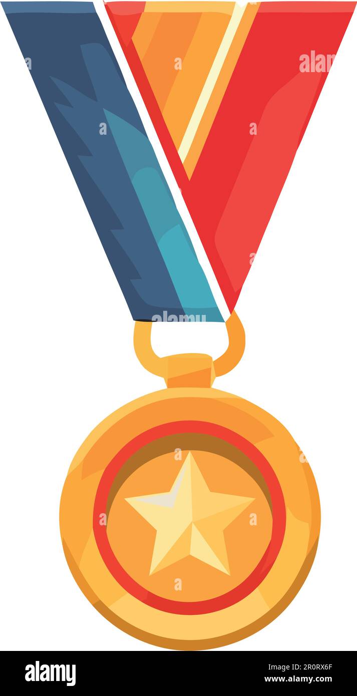 Golden medal in sport competition ceremony Stock Vector Image & Art - Alamy