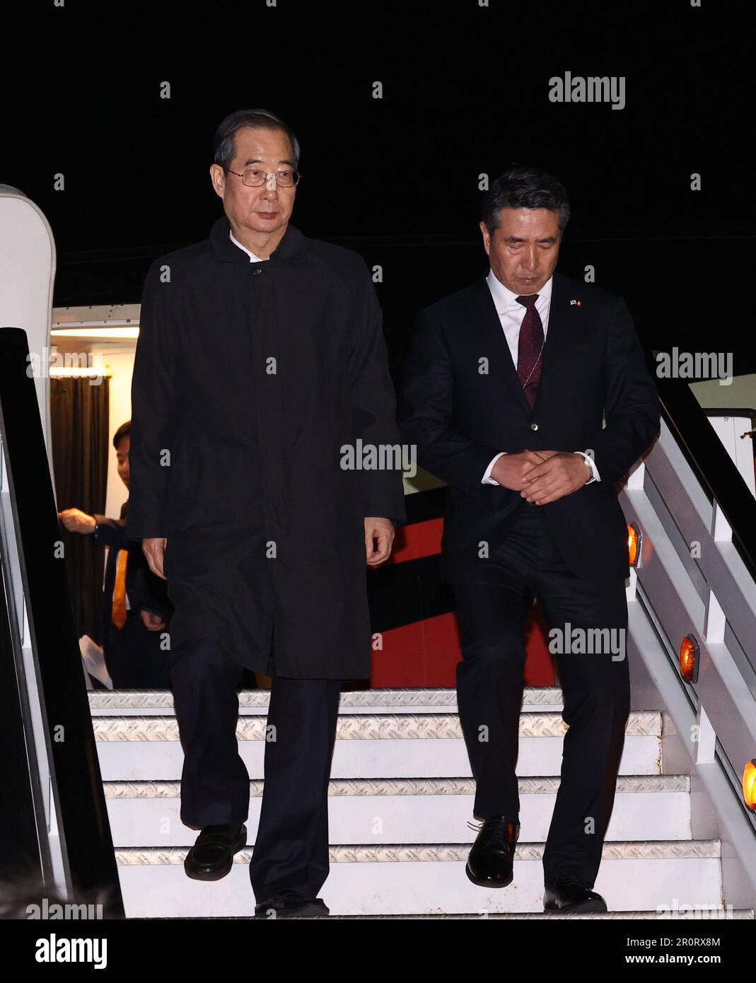 10th May, 2023. S. Korean PM arrives in Romania South Korean Prime ...