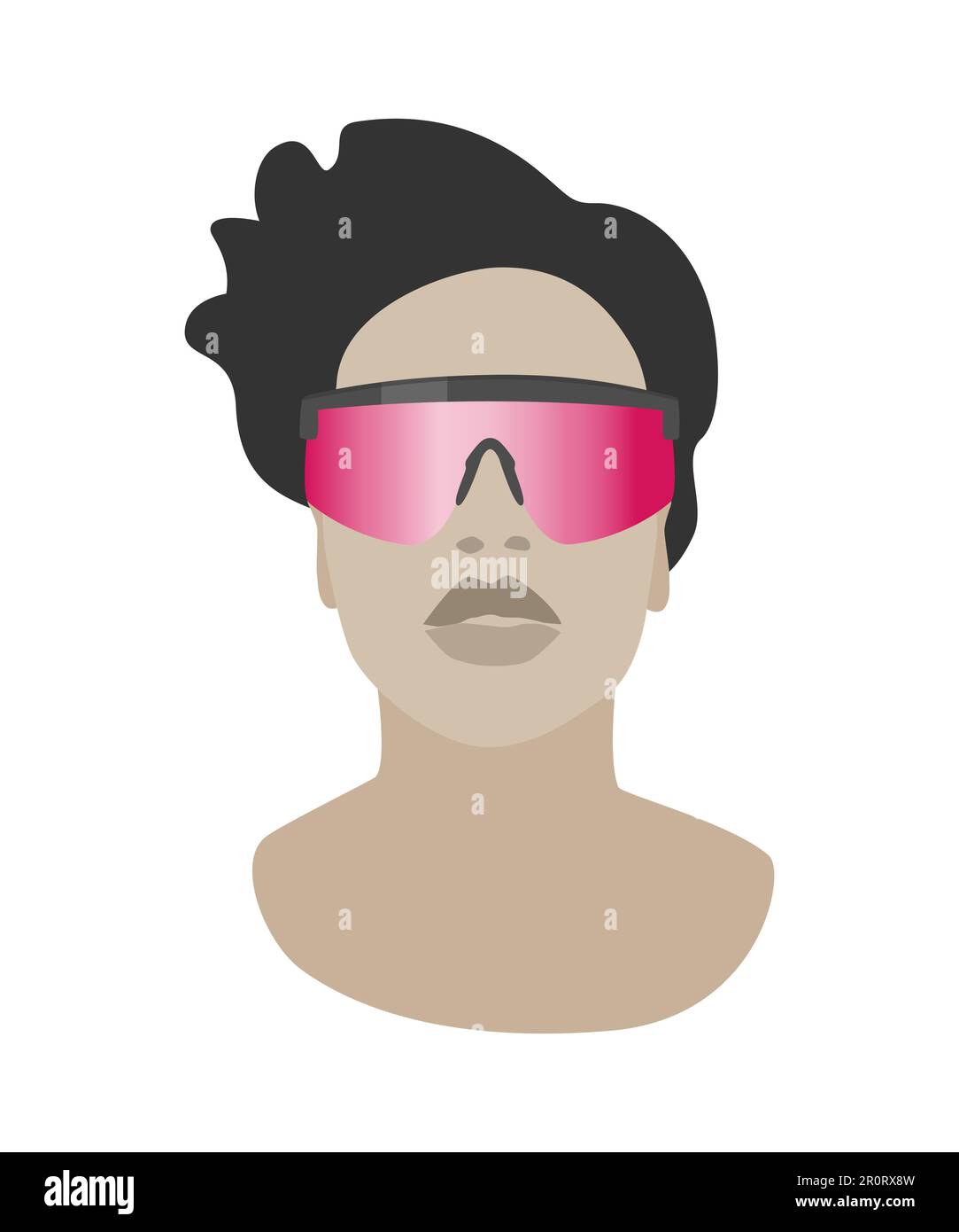 Fashion woman sunglasses face Stock Vector Images - Alamy