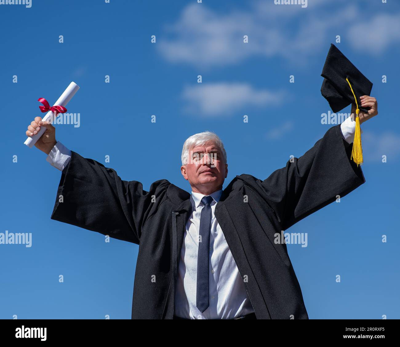 Male receiving degree hi-res stock photography and images - Alamy