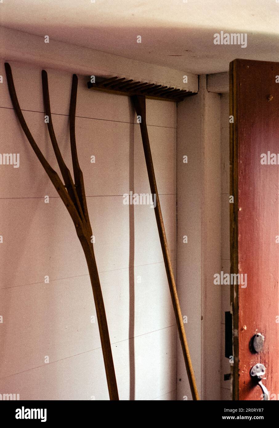 Lexington, Massachusetts USA - April 2023 - Wooden colonial garden ...