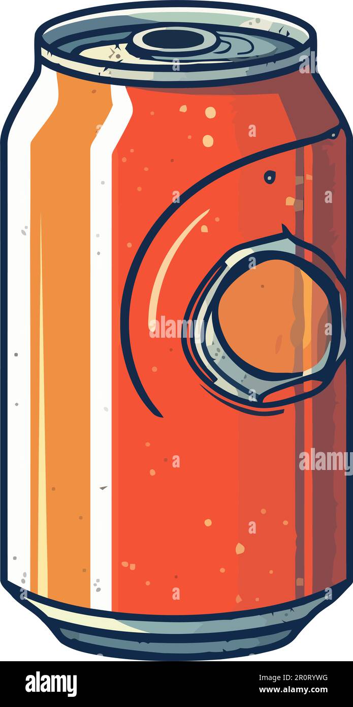 metallic soda can illustration Stock Vector Image & Art - Alamy