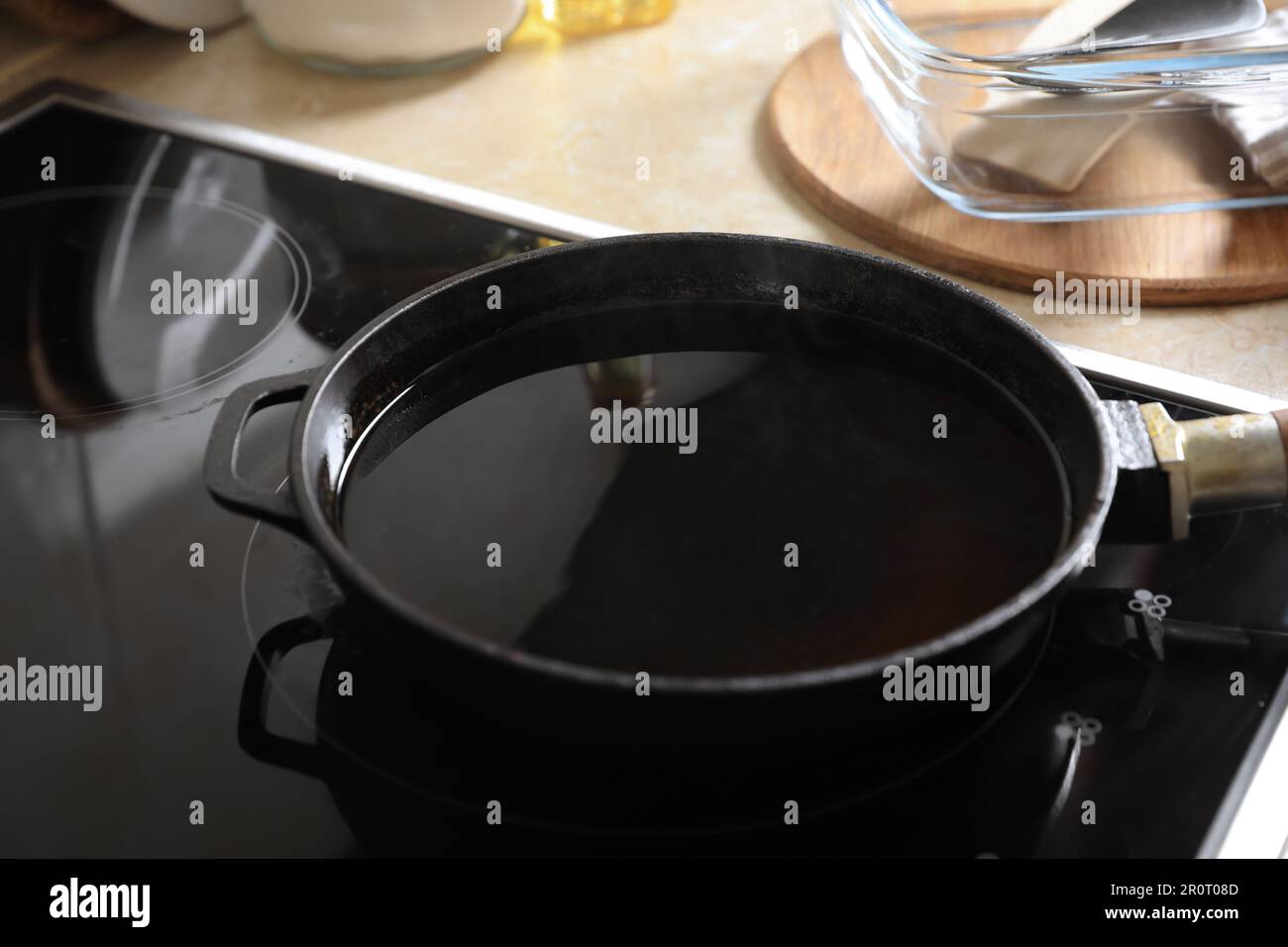 We recycle all our used cooking oil hi-res stock photography and images ...