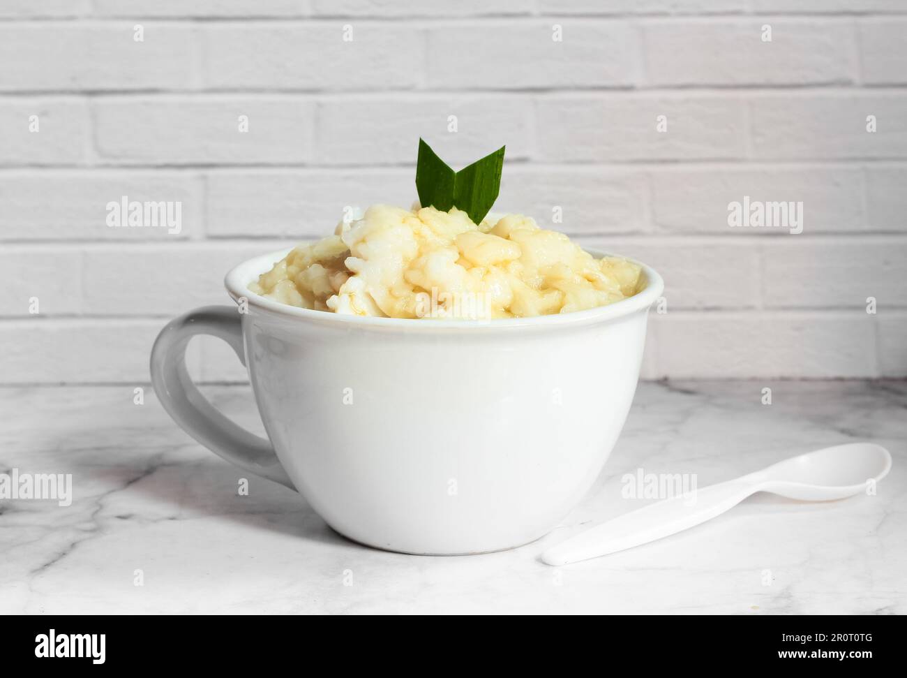 Bubur sumsum. Dessert porridge originating from Java made from rice ...