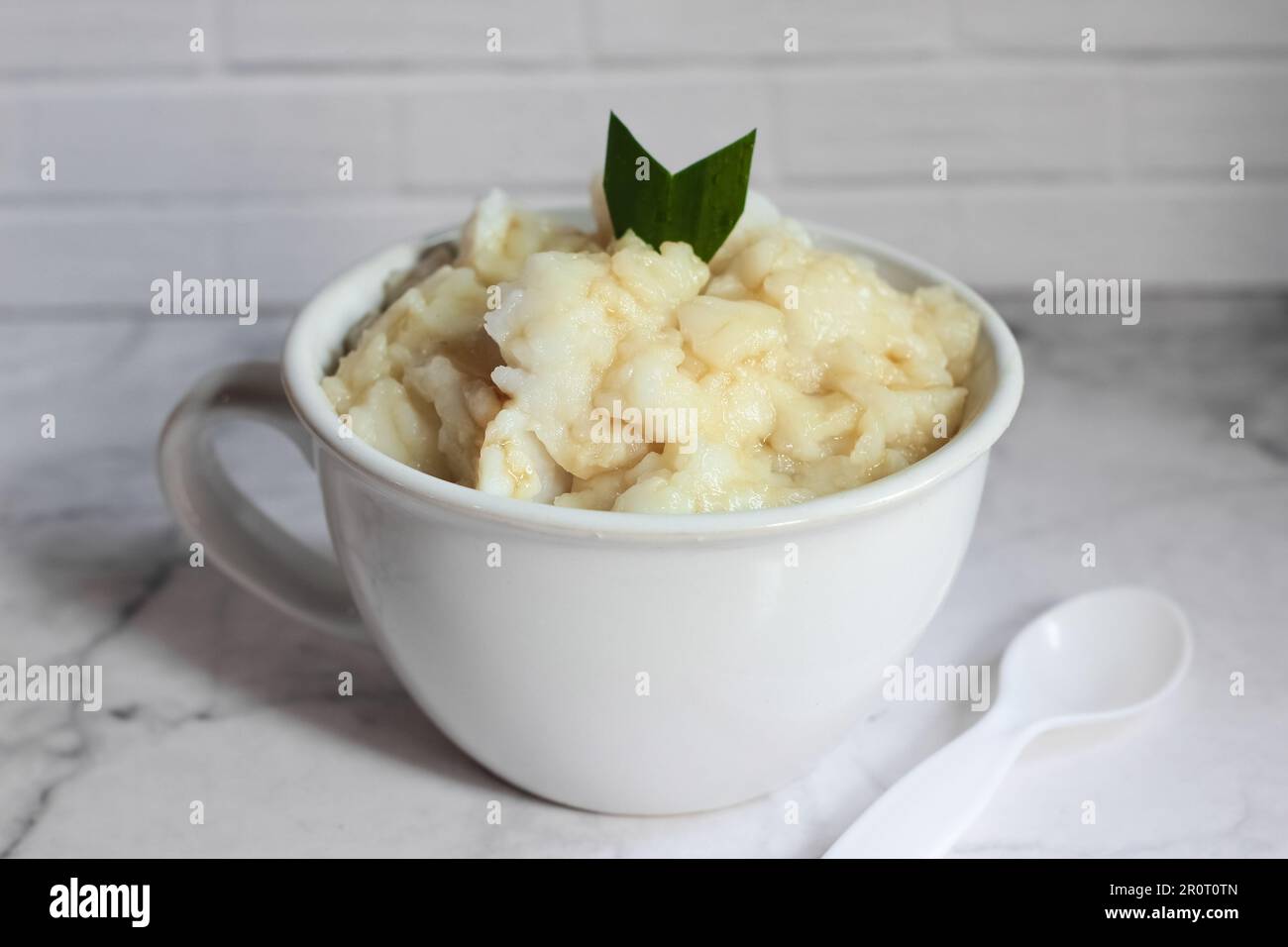 Bubur sumsum. Dessert porridge originating from Java made from rice ...
