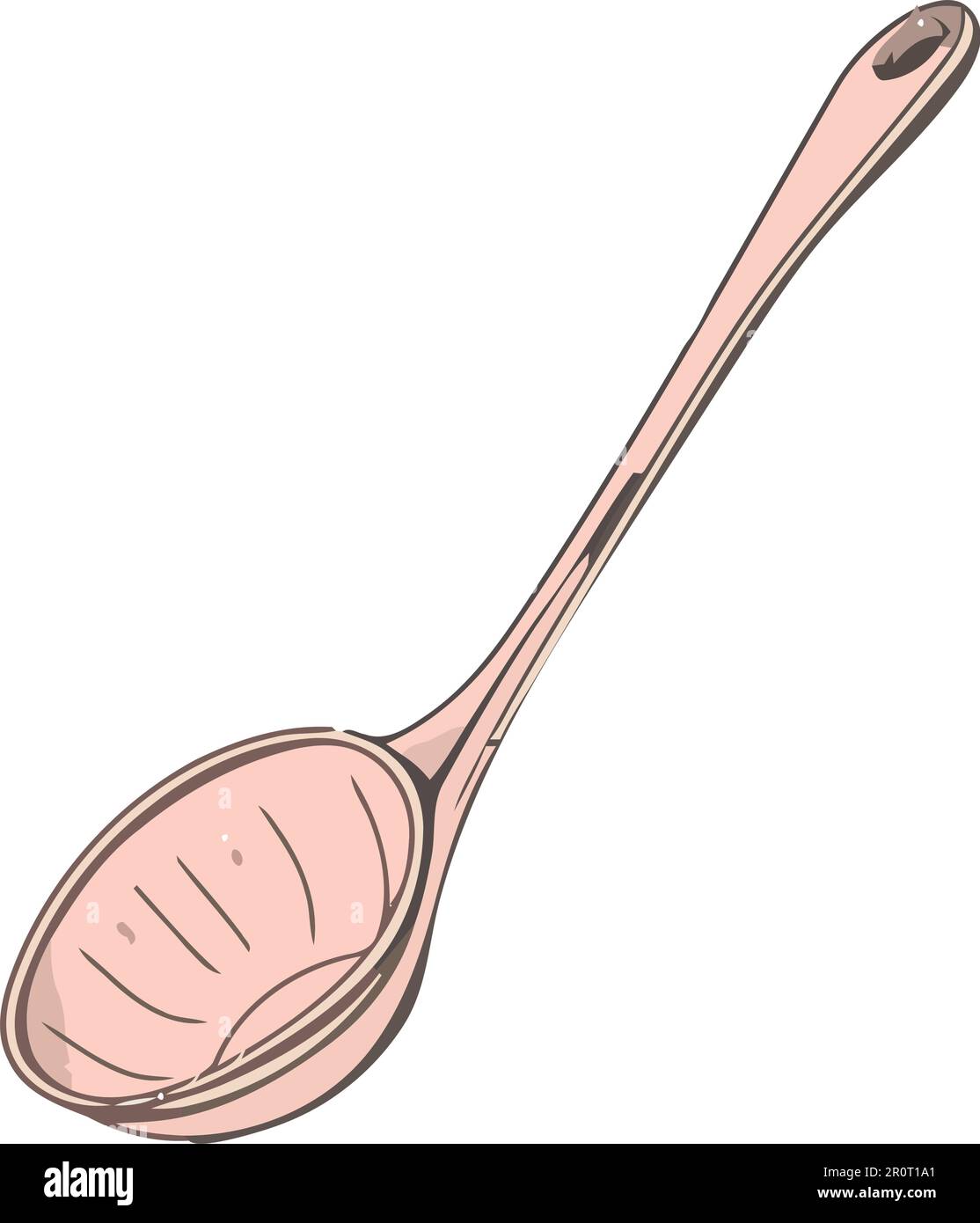 Wooden ladle cartoon Cut Out Stock Images & Pictures - Alamy