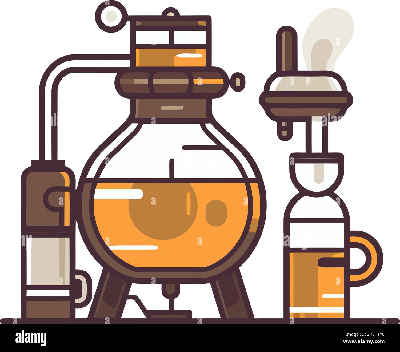 distilling beer, distillation of alcohol Stock Vector Image & Art - Alamy