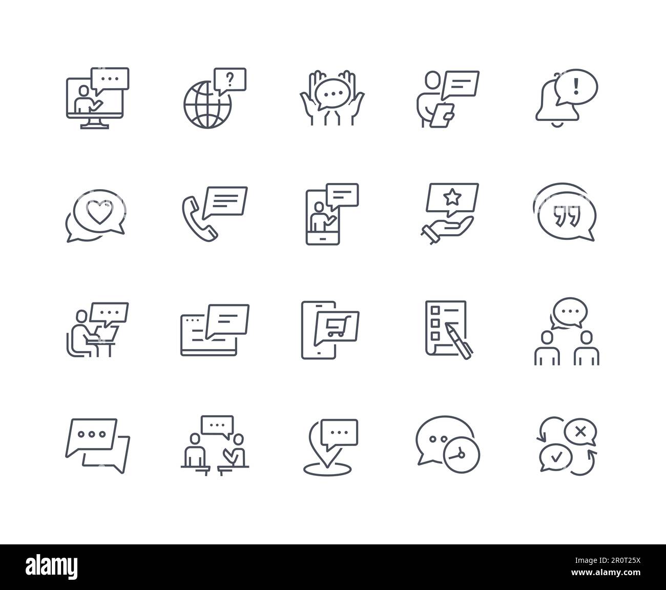Message icons outline set Stock Vector Image & Art - Alamy Message icons outline set Stock Vector Image & Art - Alamy