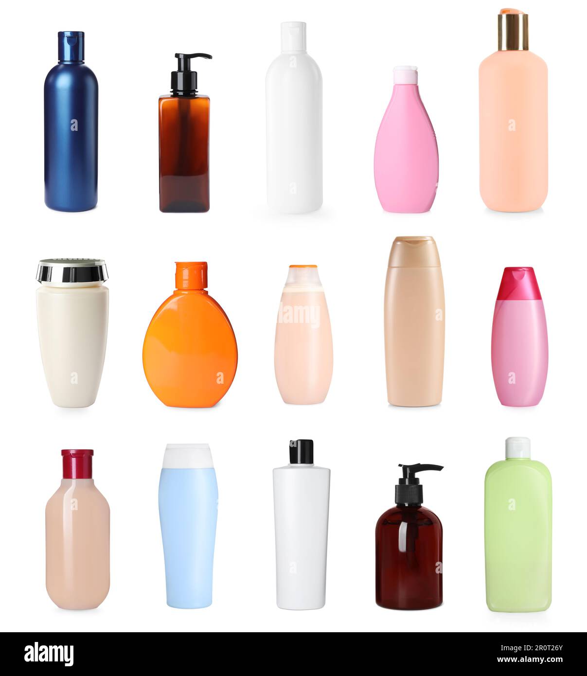 Set cosmetic bottles mockup shampoo hi-res stock photography and images ...