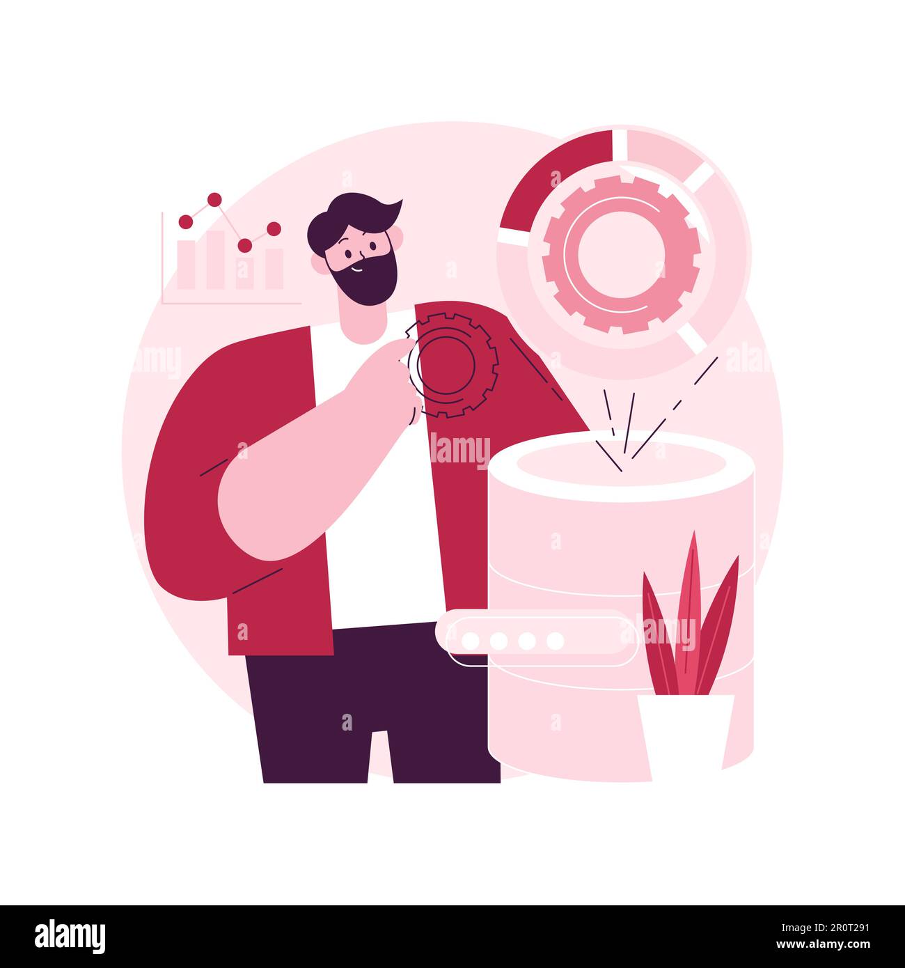 Big data tools abstract concept vector illustration. Management tool ...