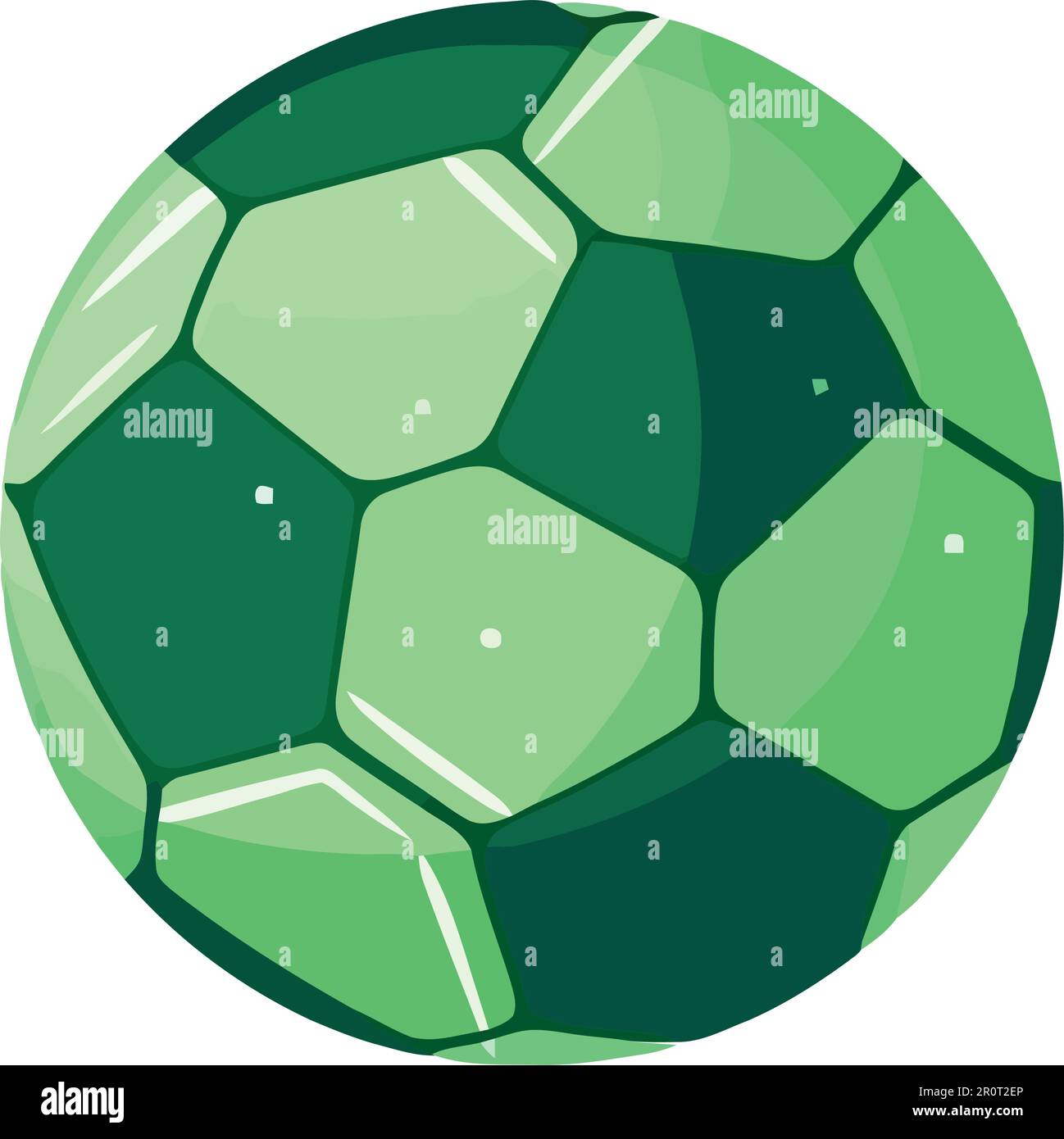 Soccer ball symbolizes competitiveness in modern sports Stock Vector ...