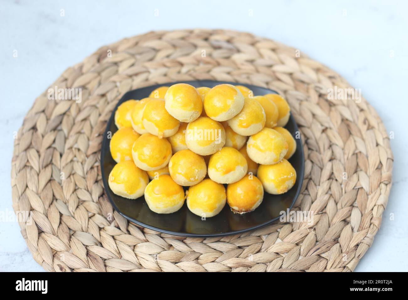nastar cookies, pineapple tarts or nanas tart are small, bite-size ...
