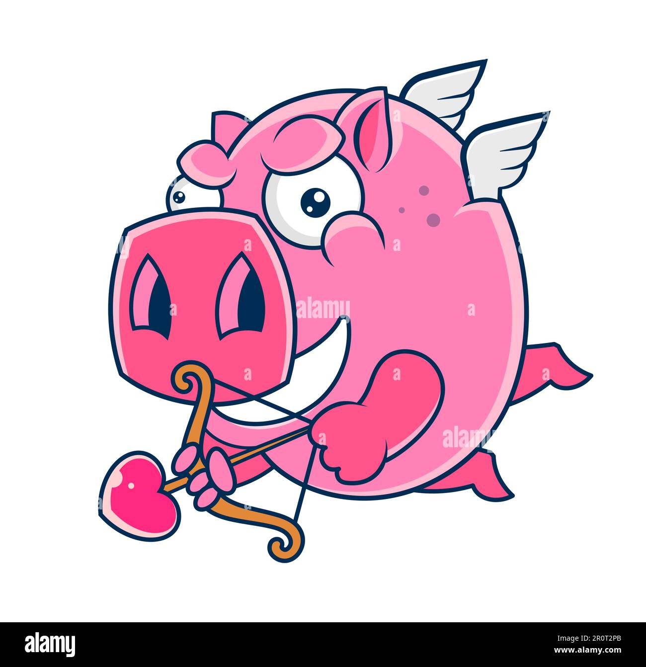 Funny Flying Pig