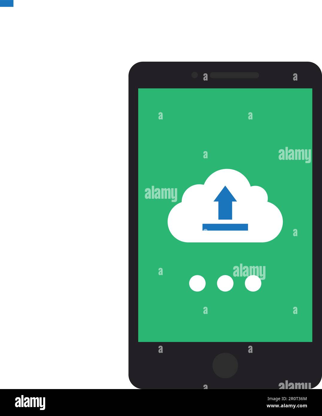 Upload From Phone Icon Vector Image Suitable For Mobile Application Web Application And Print