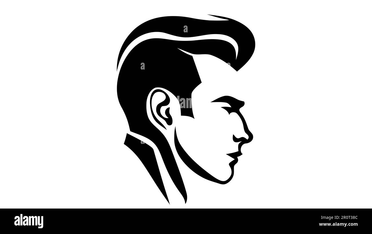 Man vector logo. Icon of man silhouette vector illustration Stock ...