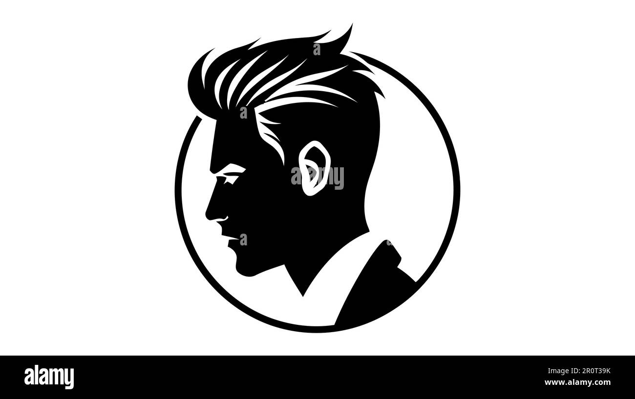 Man vector logo. Icon of man silhouette vector illustration Stock ...