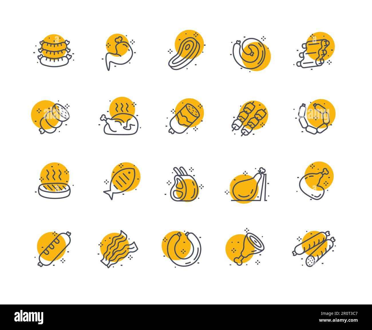 Poultry meat color line hi-res stock photography and images - Alamy