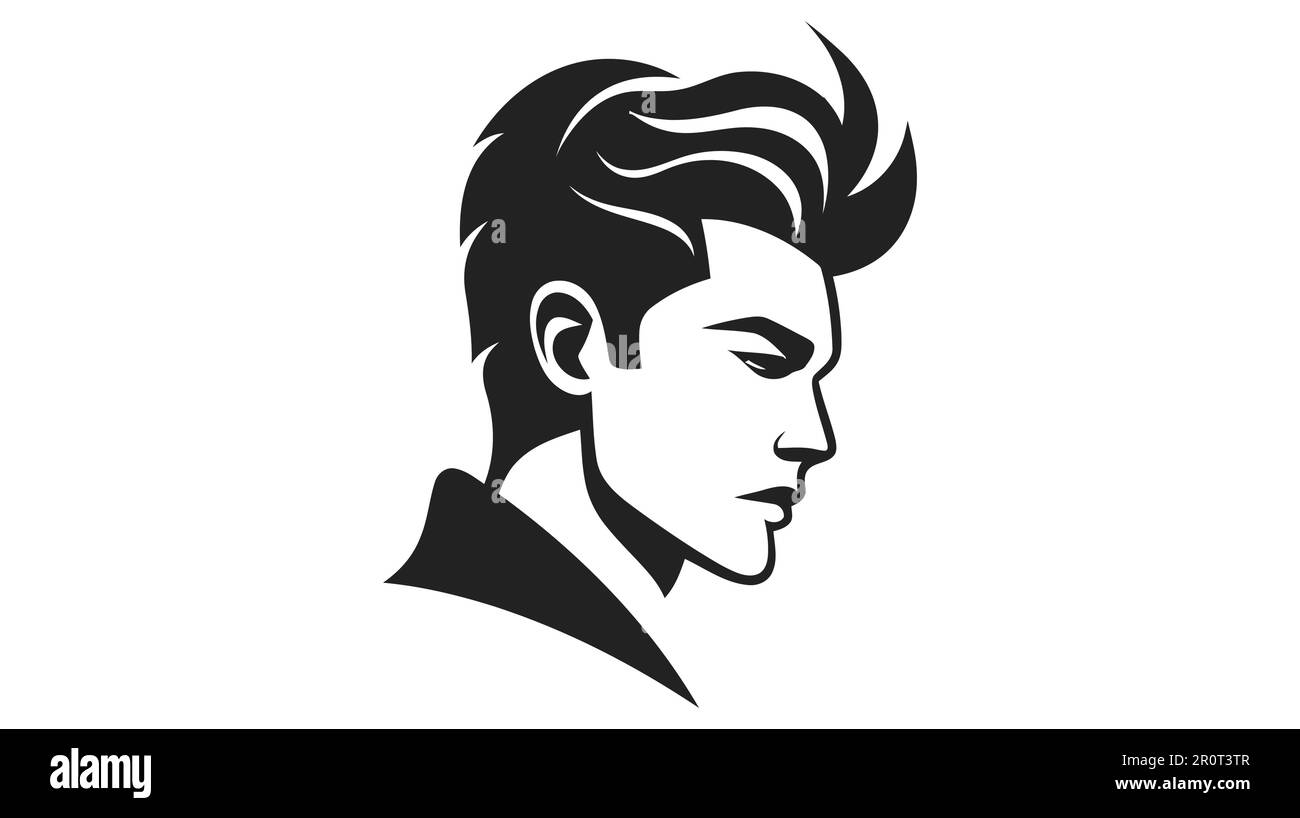 Man vector logo. Icon of man silhouette vector illustration Stock ...