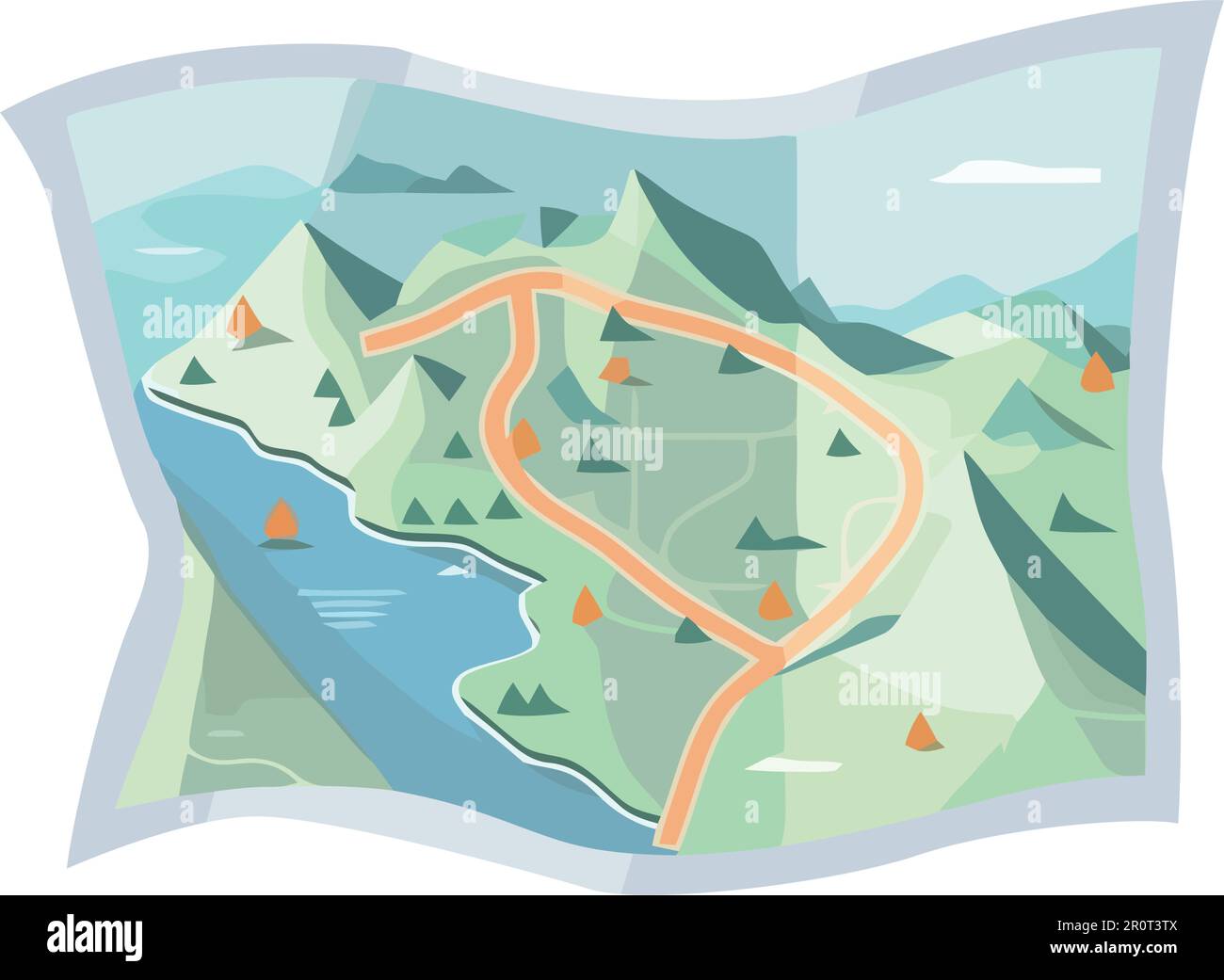 Travel guide icon symbolizes adventure and exploration Stock Vector ...