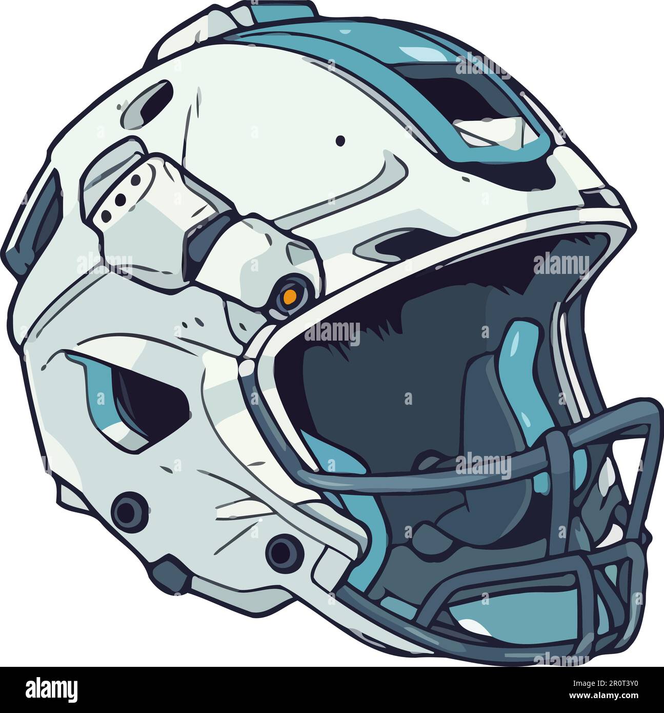 American Football Helmet Mockup Stock Vector Image & Art - Alamy