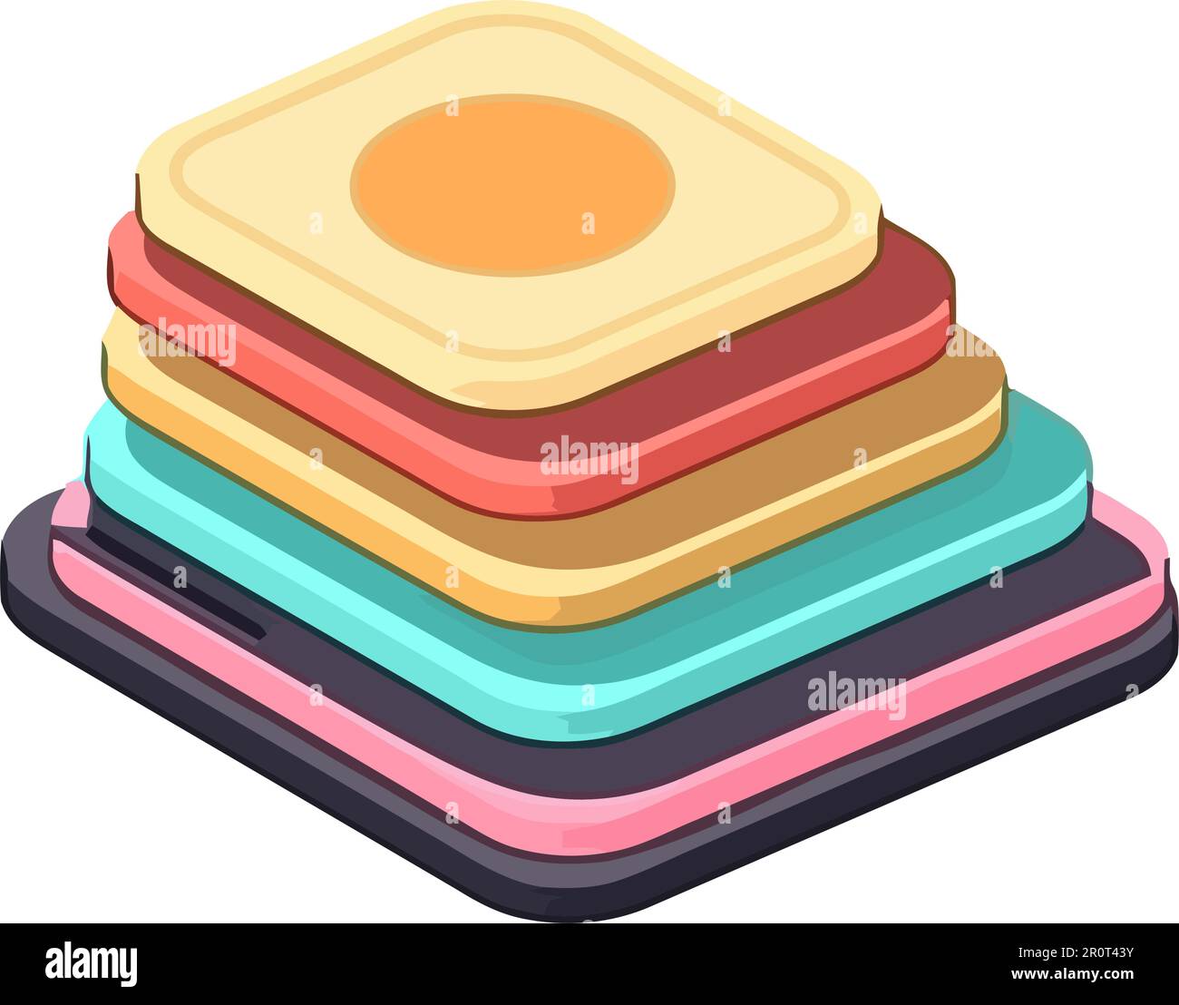 Plastic packets Stock Vector Images - Alamy