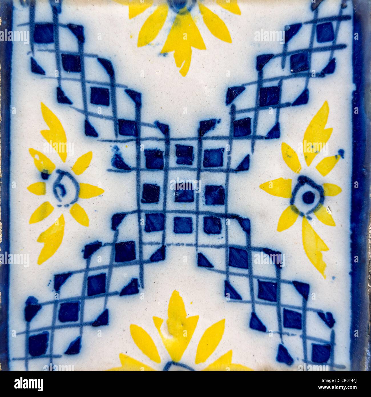 Old Traditional Portuguese azulejos, painted ceramic tilework Stock ...