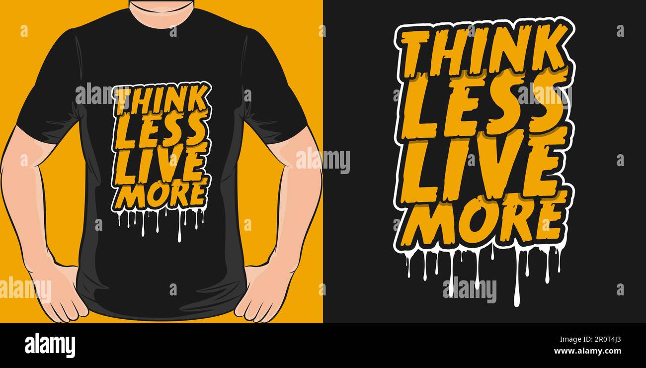 Do more think less Stock Vector Images - Alamy