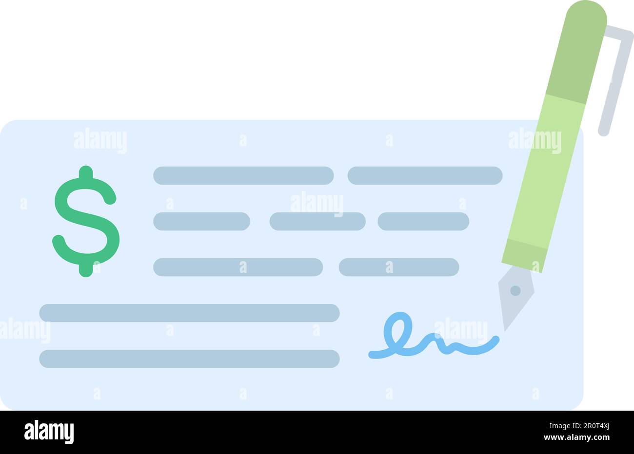 Write Cheque icon vector image. Suitable for mobile application web ...