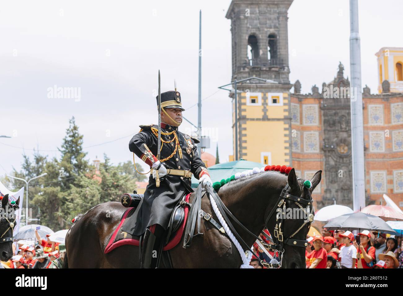 representation of the battle of May 5, march in the civic parade on the ...