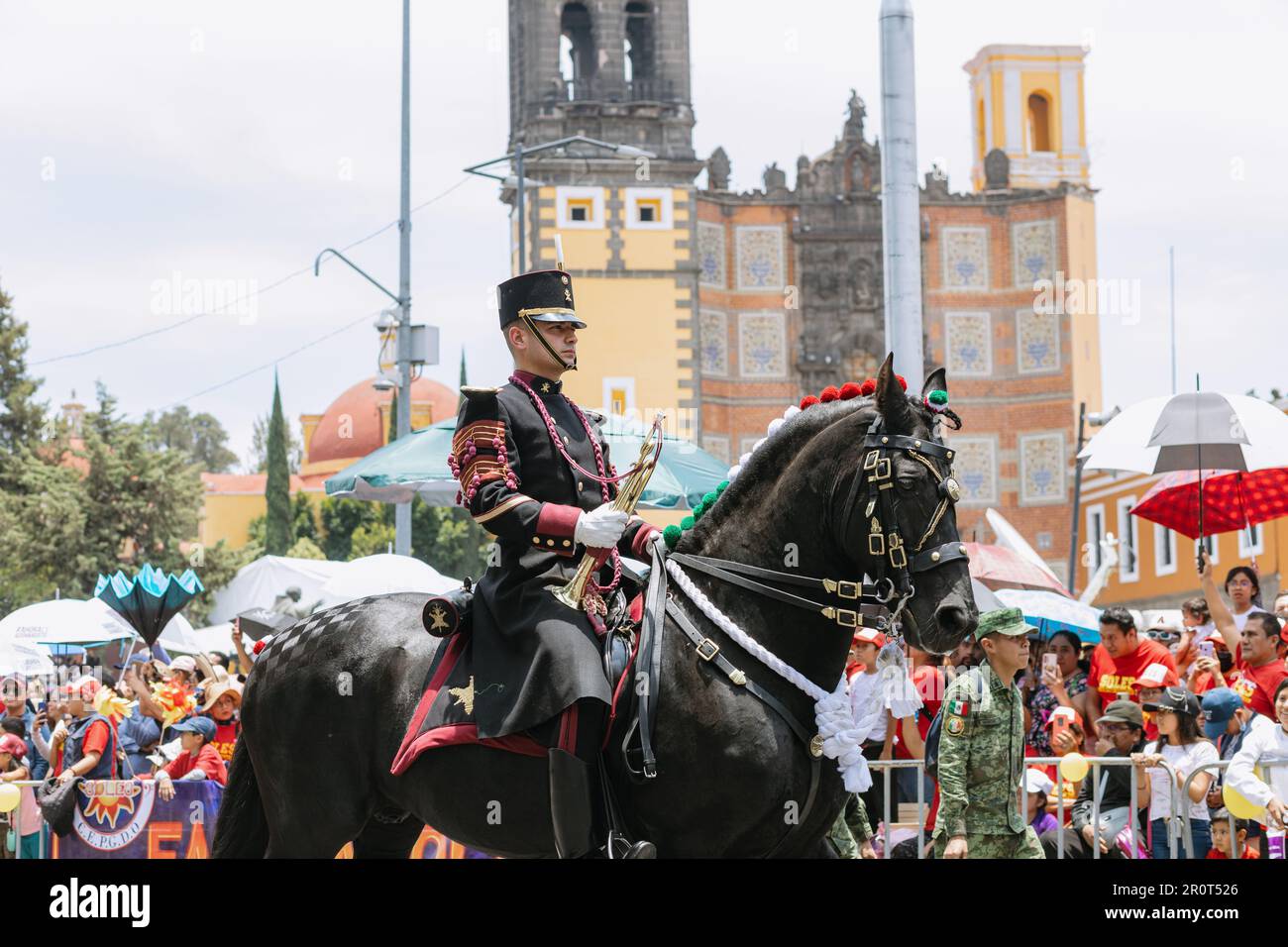 representation of the battle of May 5, march in the civic parade on the ...