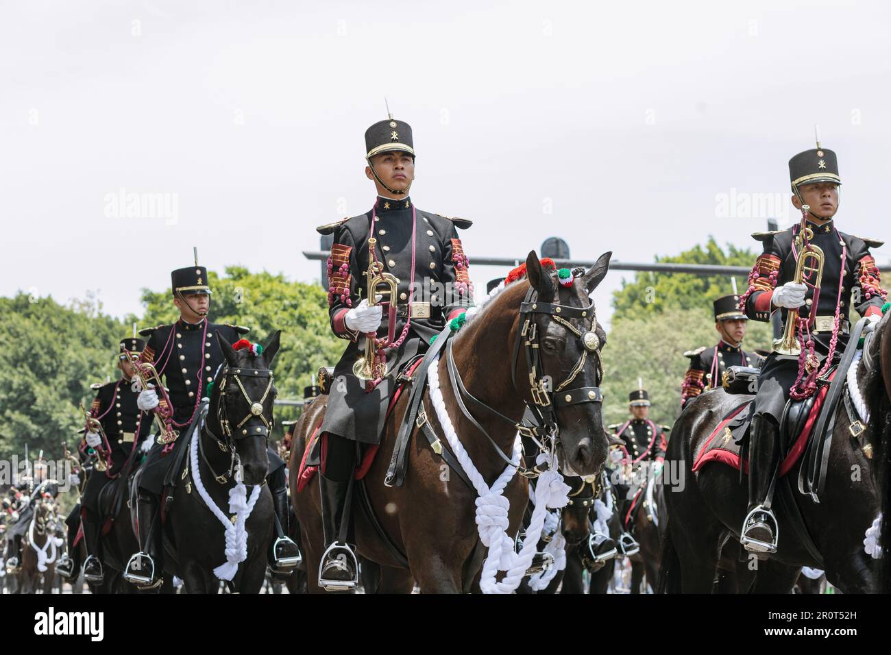 representation of the battle of May 5, march in the civic parade on the ...