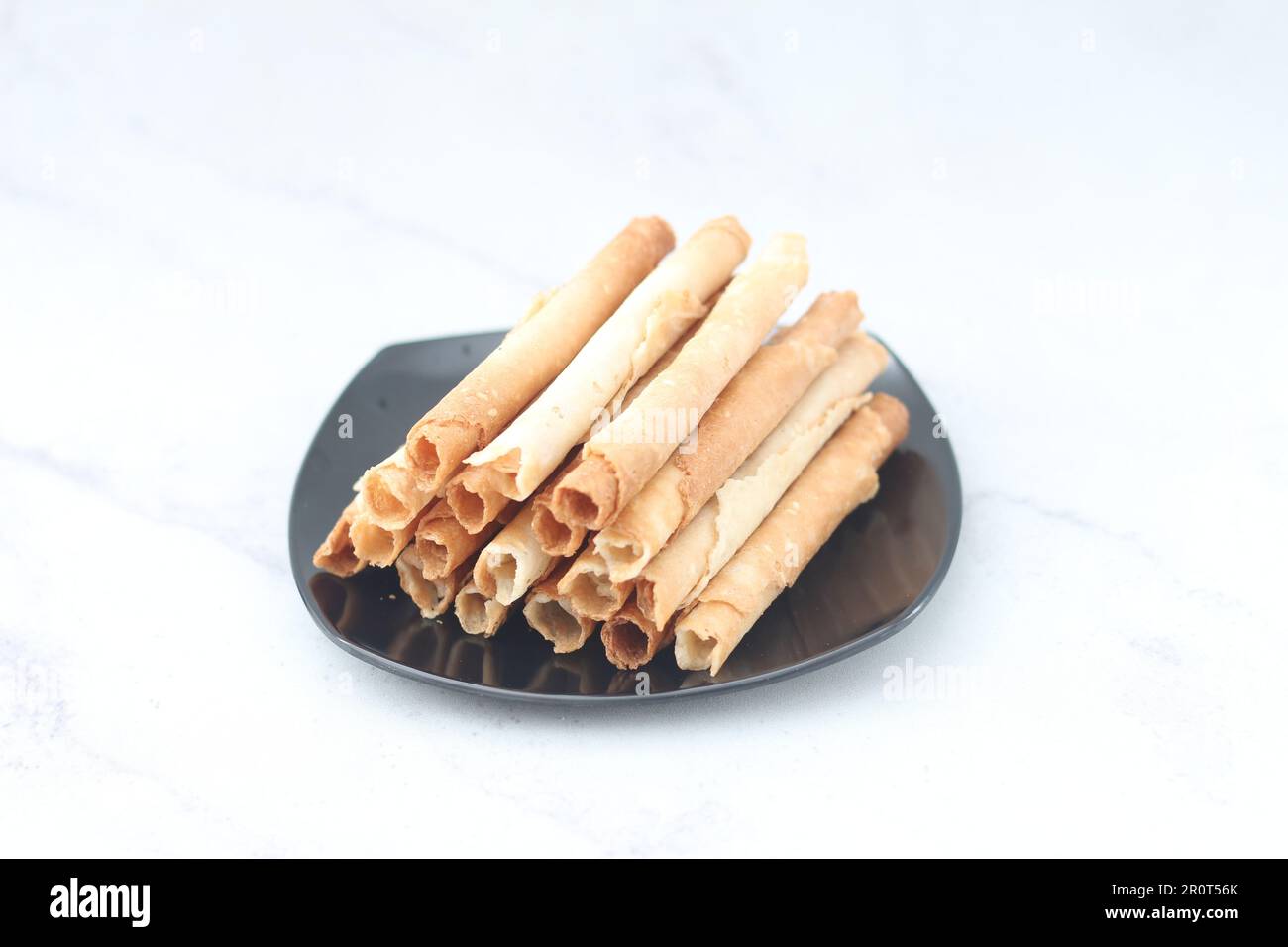 egg roll or Semprong is very good to serve as one of snacks that ...